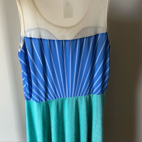 Spirit | Dresses | Spirit Halloween Mermaid Dress With Sheer Bodice ...